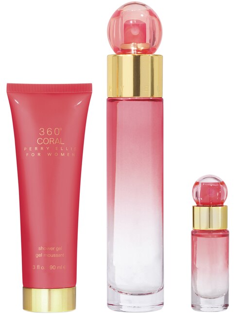 Set de fragancia Perry Ellis 360 Coral para mujer 2
