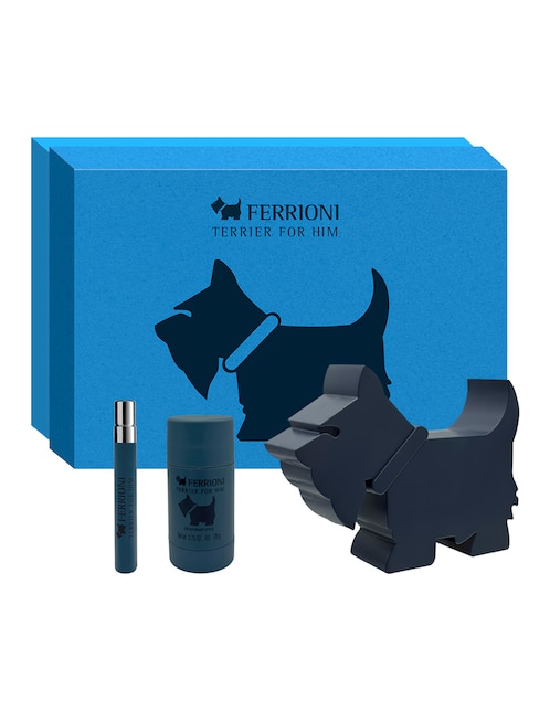 Set Eau de toilette Ferrioni Terrier para hombre 1